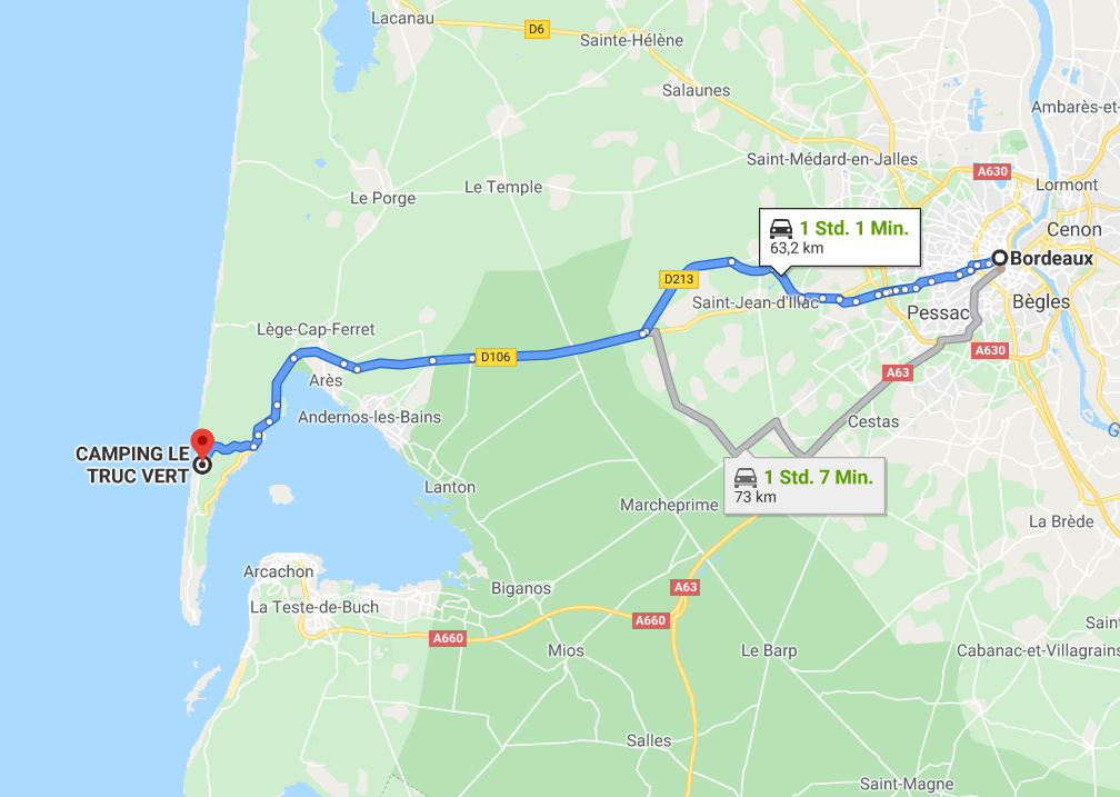 Surf/Camping Le Truc Vert, Bordeaux; Frankreich – Kristina & Mike Roadlife